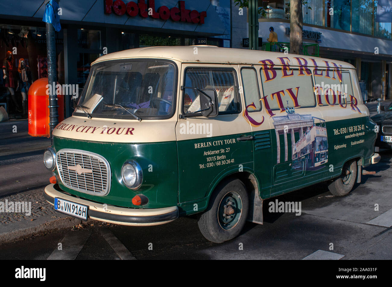 Berlin City Tour van / bus, Berlin, Germany, Europe Stock Photo - Alamy