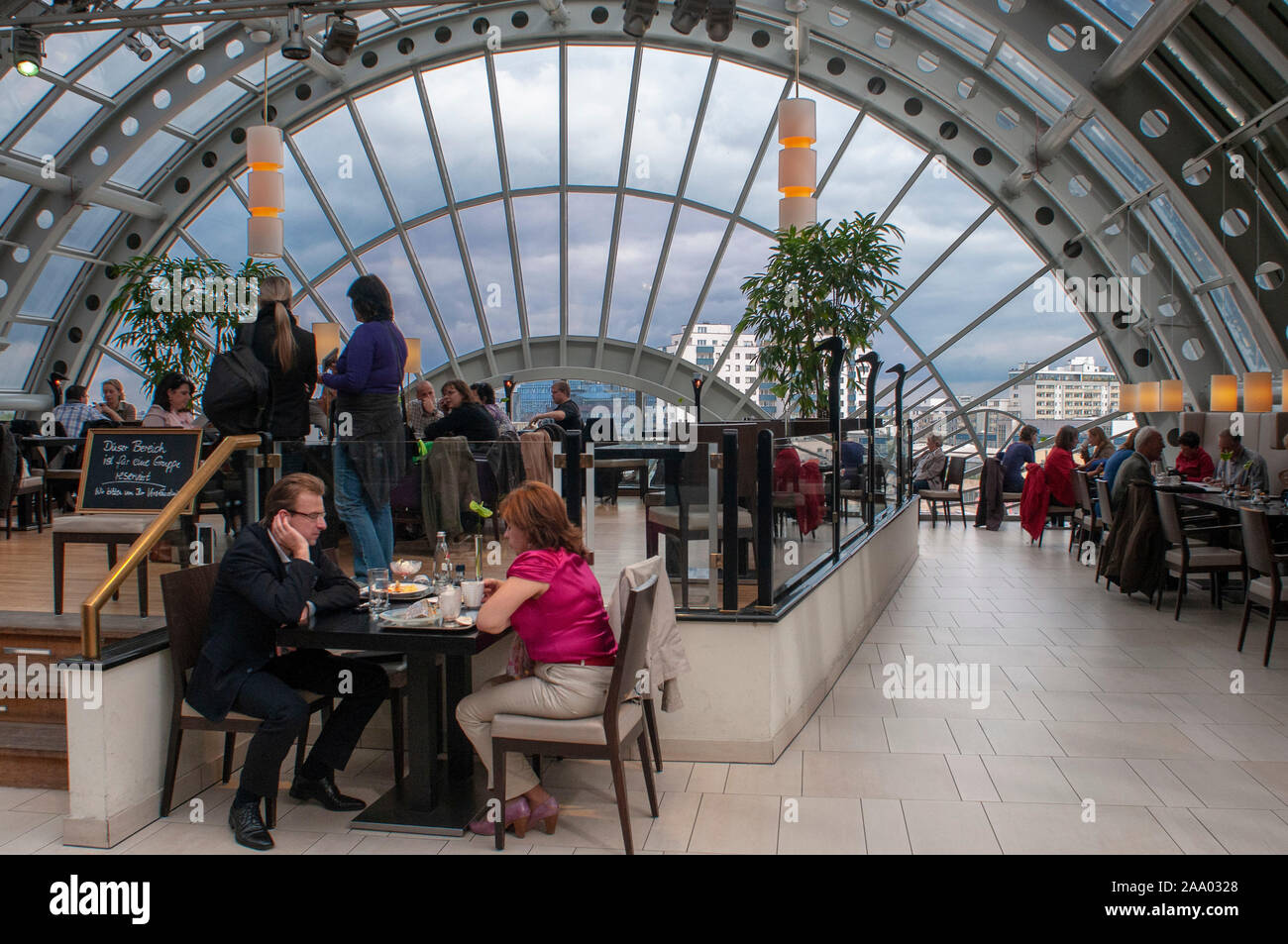Inside restaurant in KaDeWe, department store, Wittenbergplatz, west ...