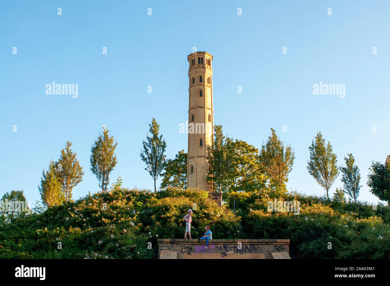 Berlin Germany Wasserturm brick water tower designed by Henry Gill and ...