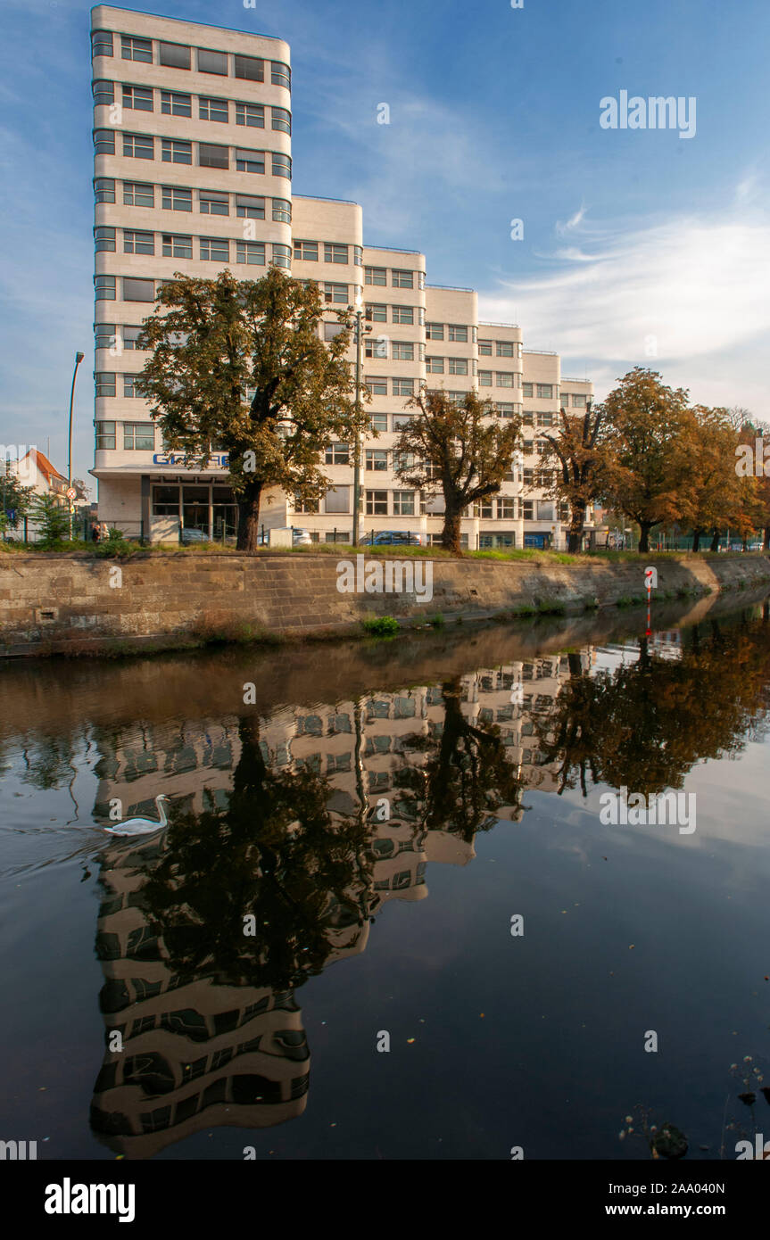 Shell-Haus modernist architectural building 1932. Architect Emil ...