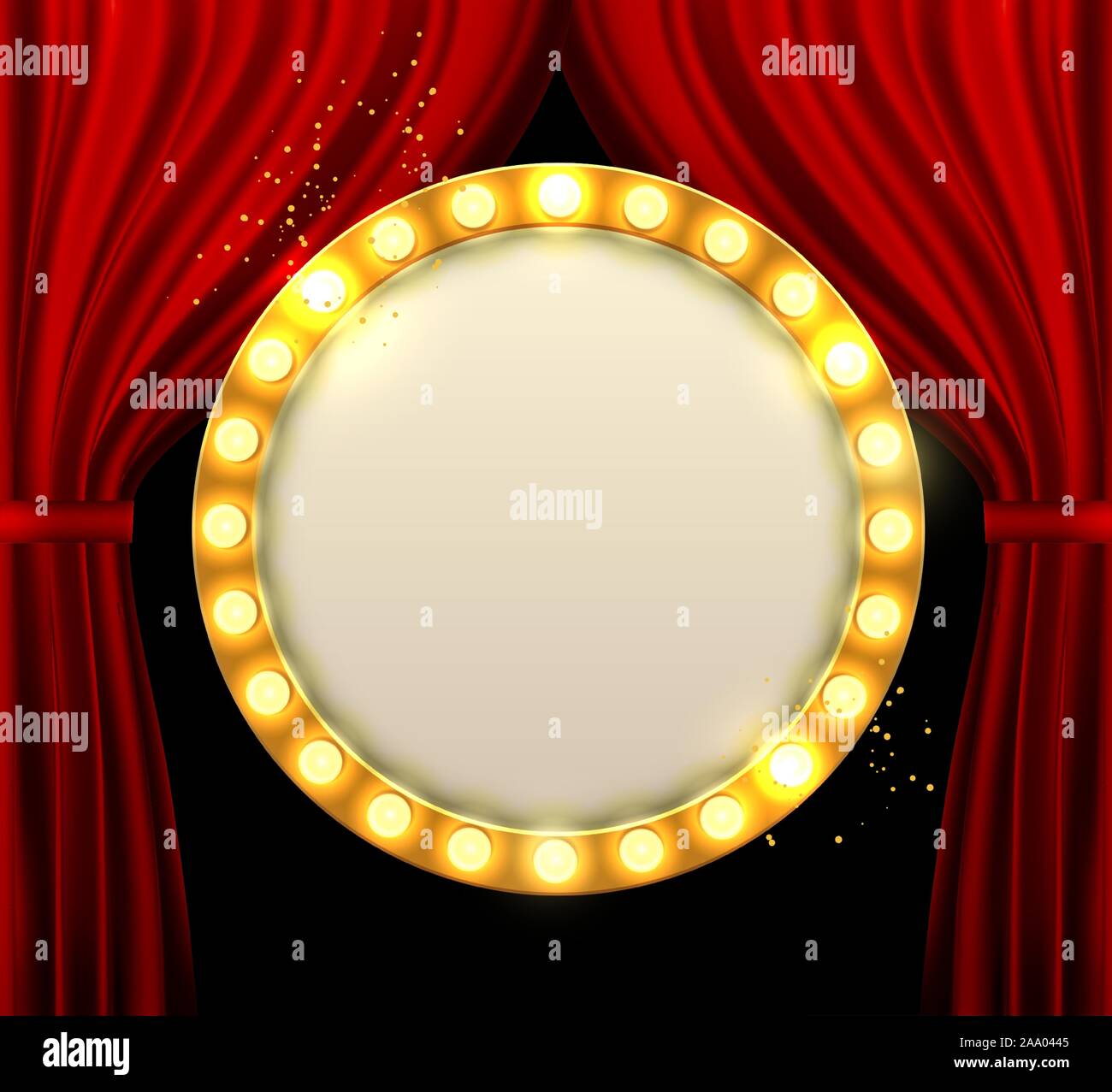 Retro frame comic design banner elements with light bulbs. Vector ...