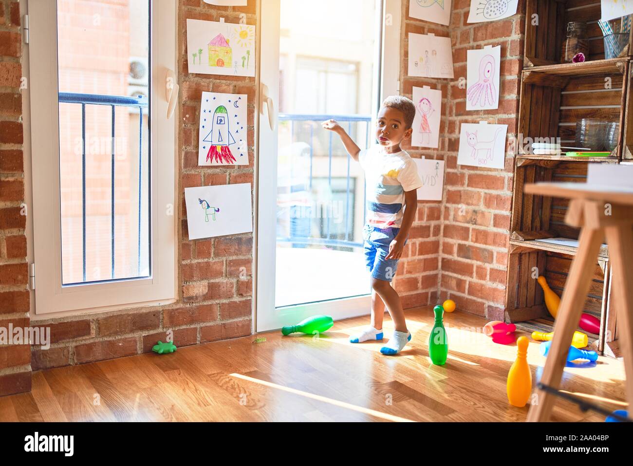 Toddler pointing toys hi-res stock photography and images - Alamy