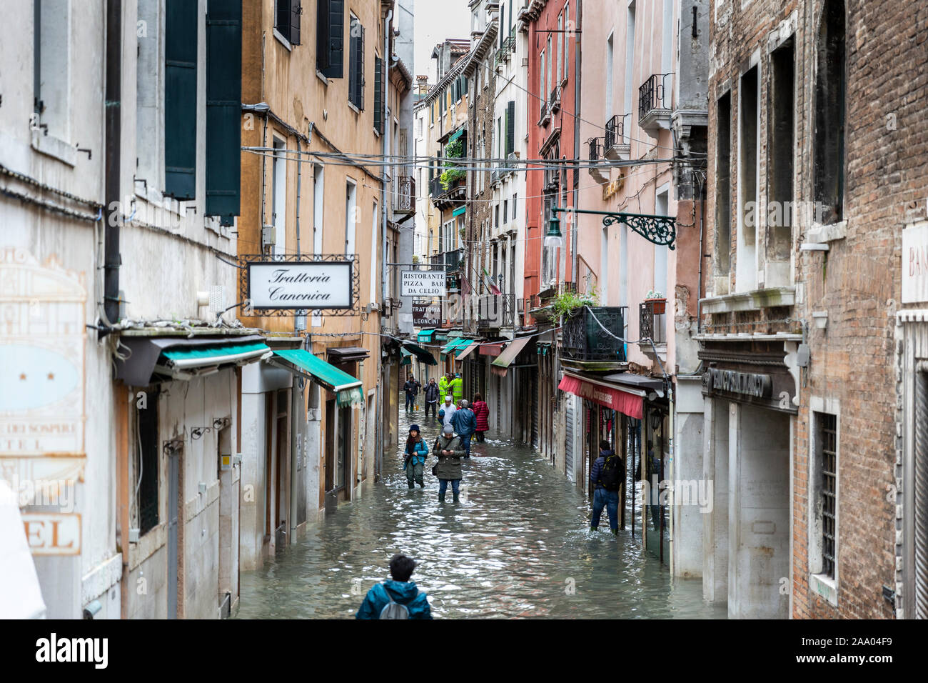 Another Exceptionally Very High Water Mark Hits Venice Stock Photo - Alamy