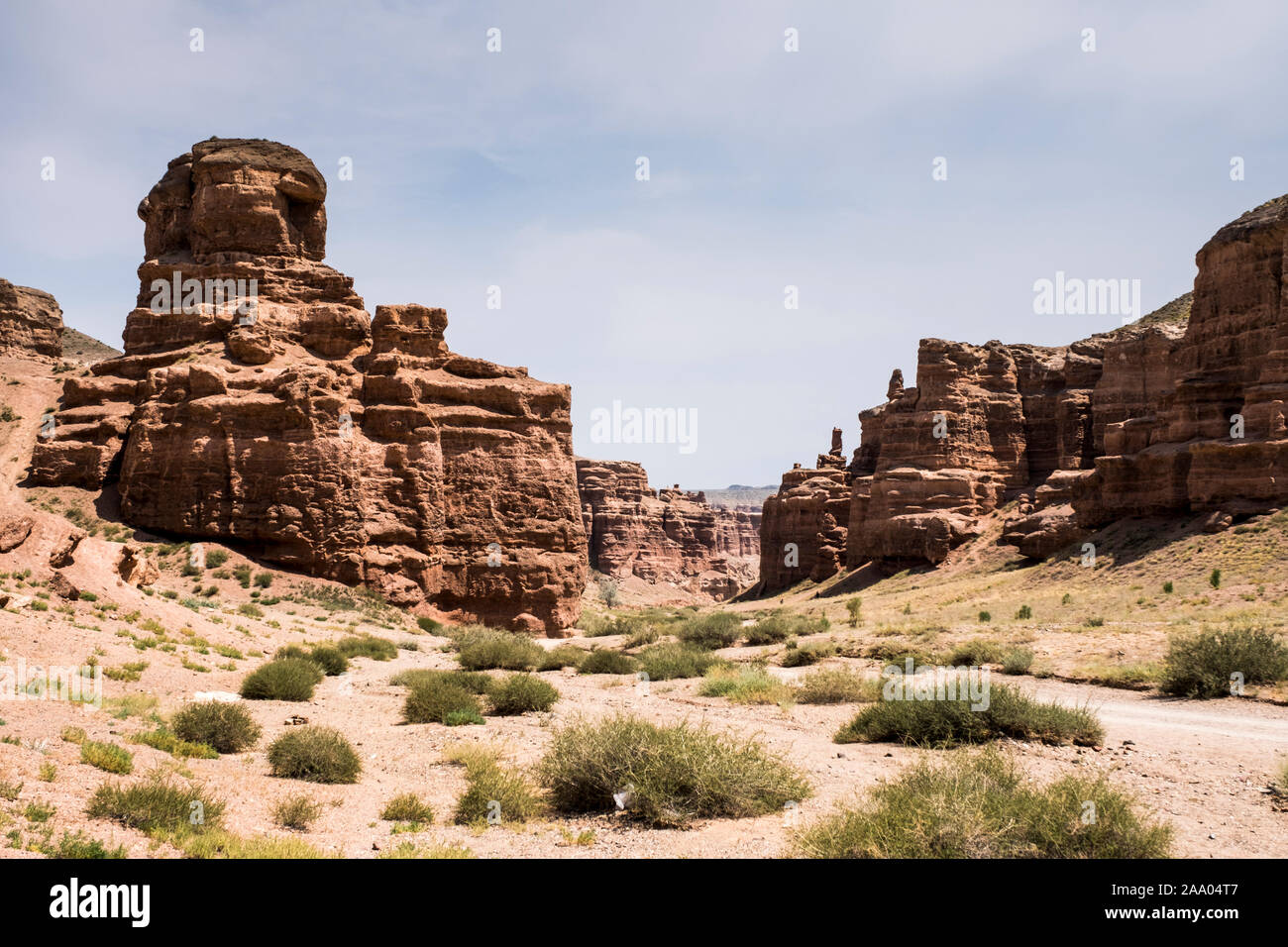 Charyn river Canyon landscape Stock Photo - Alamy