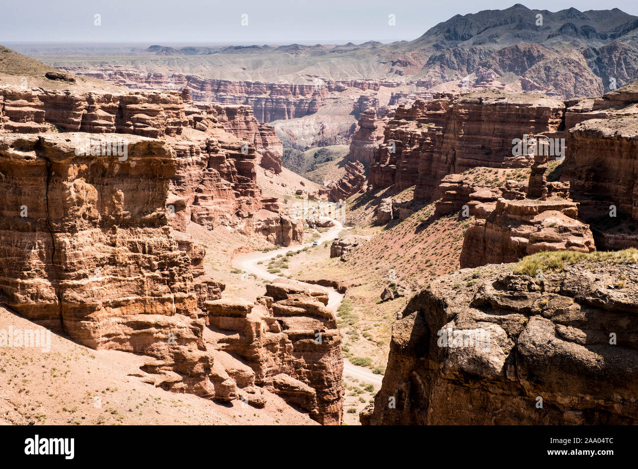 Charyn river Canyon landscape Stock Photo - Alamy