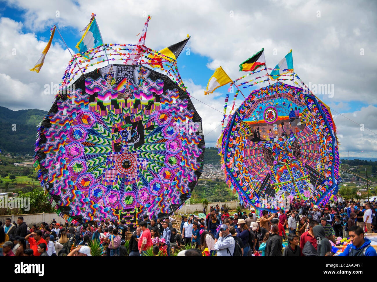 All Saints' Day in Santiago Sacatepequez, Guatemala Stock Photo - Alamy