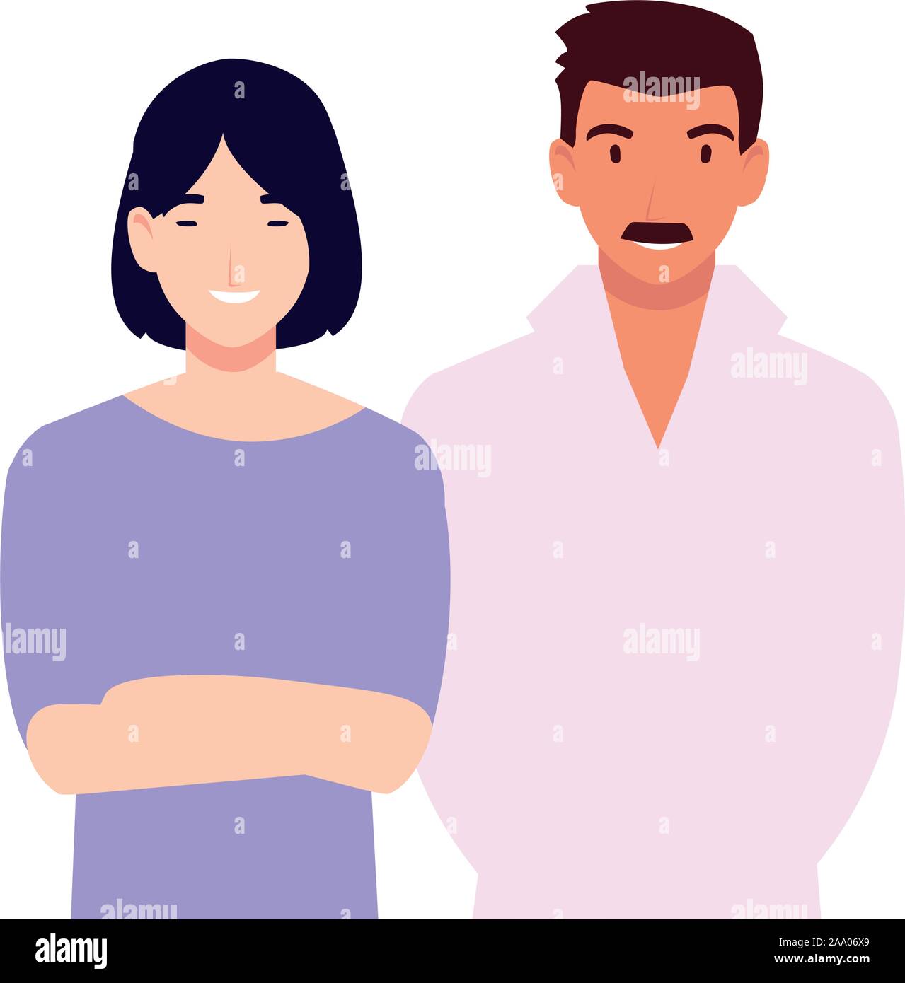 men with different poses on white background vector illustration design ...