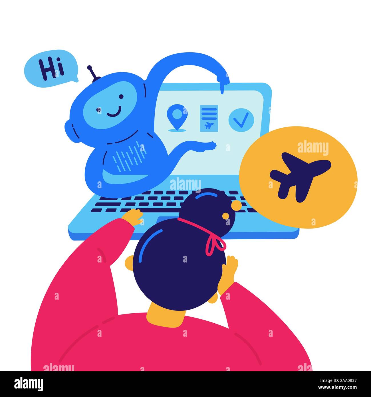 Travel bot Stock Vector Images - Alamy