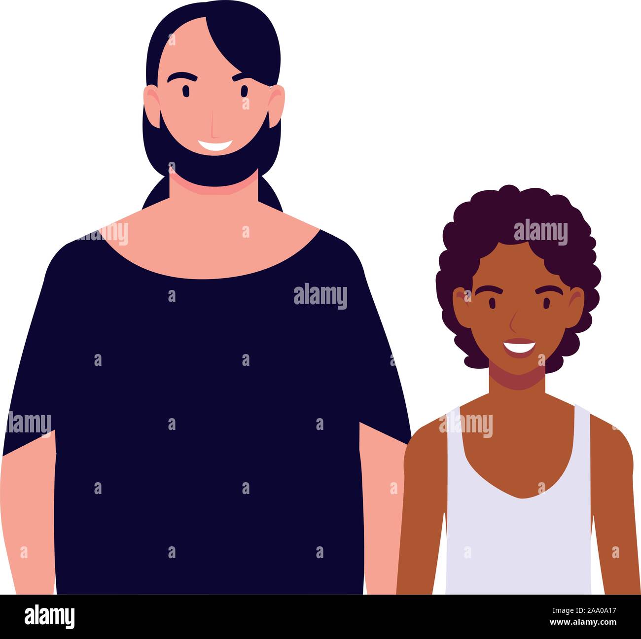 men with different poses on white background vector illustration design ...