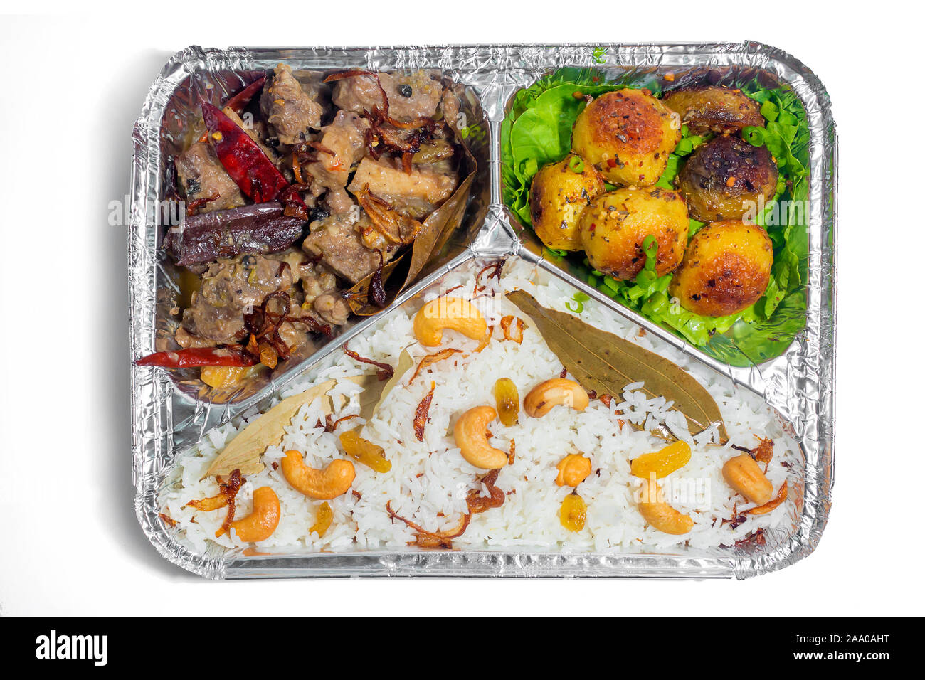 The Food Warmer Aluminum Foil Rectangular Disposable Parcel lunch box ...