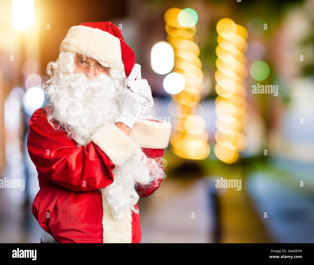 Santa holding gun hi-res stock photography and images - Alamy