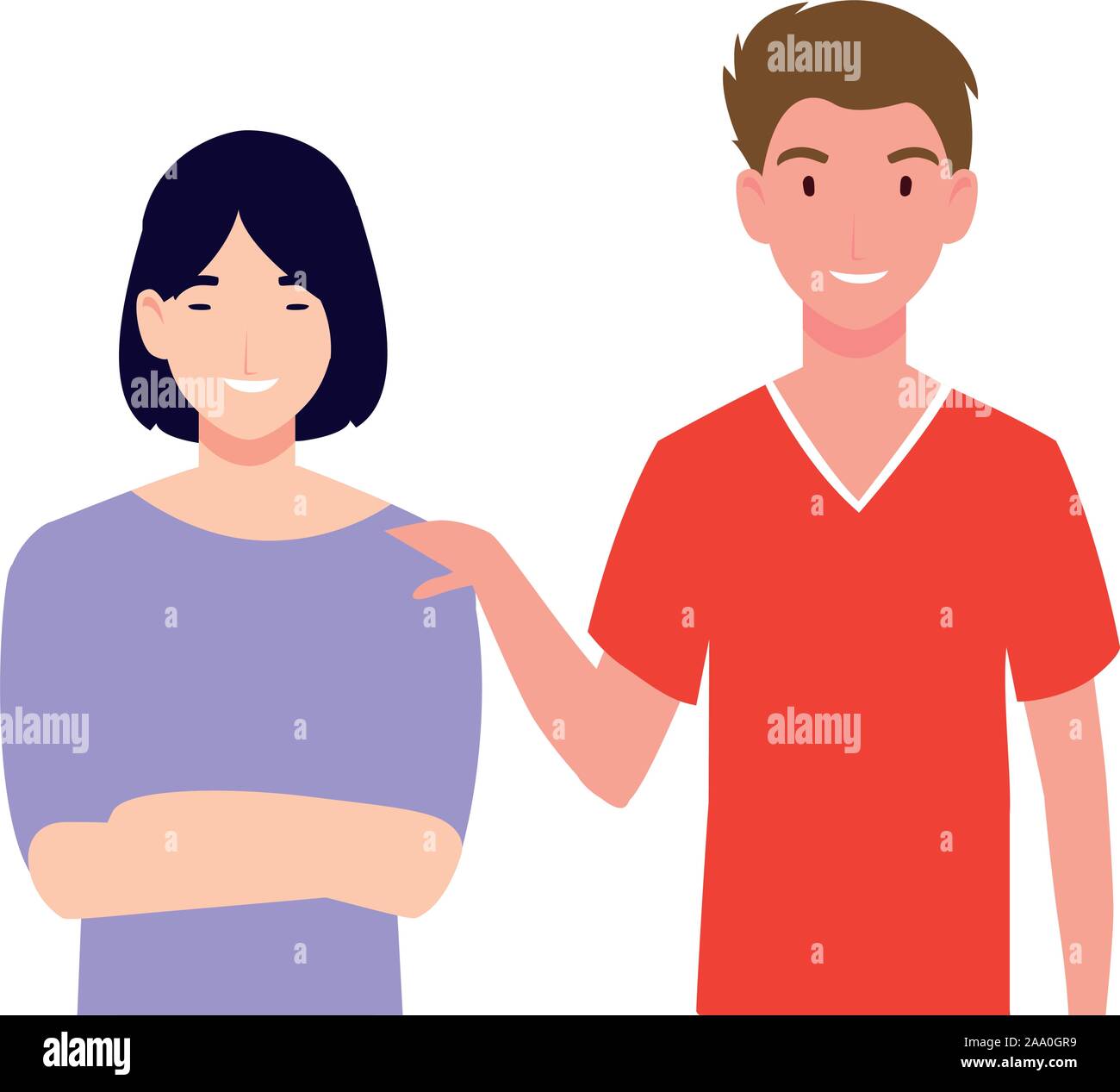 men with different poses on white background vector illustration design ...