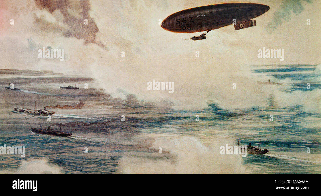 Airship world war 1 hi-res stock photography and images - Alamy