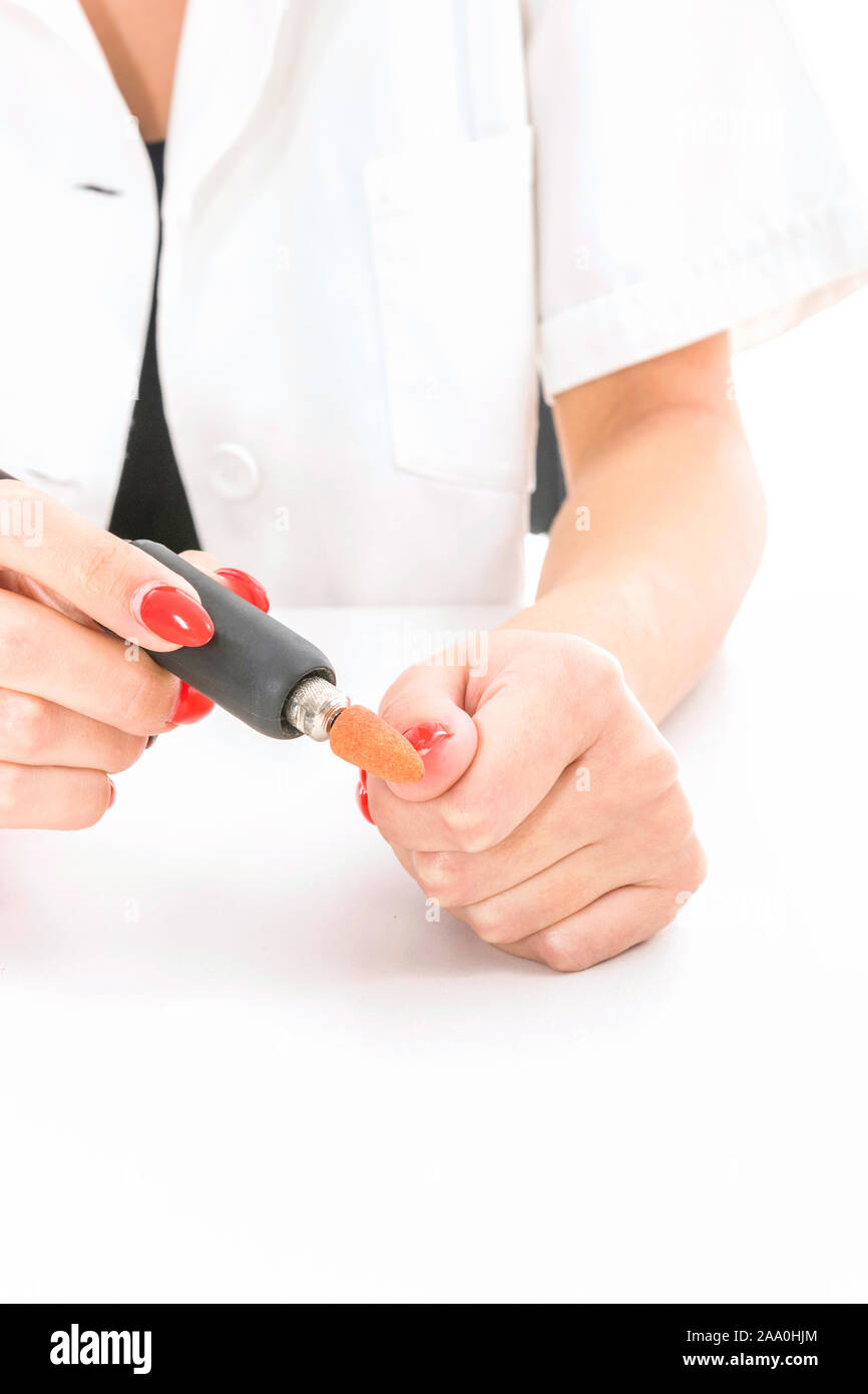 Electric nail file drill hi-res stock photography and images - Alamy