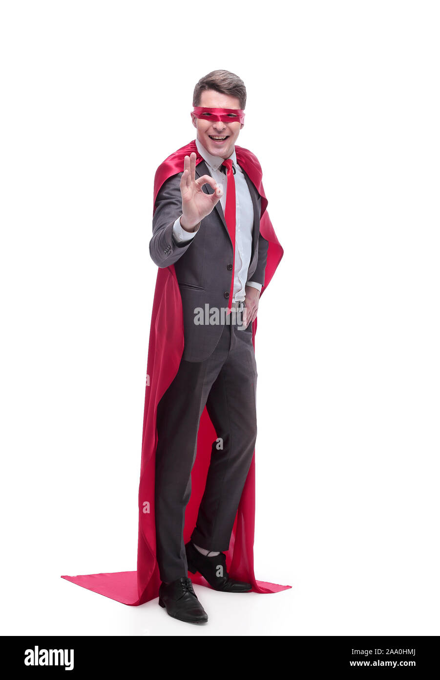Superman hand gesture Cut Out Stock Images & Pictures - Alamy