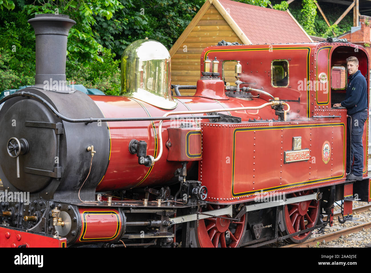 Castletown,Isle of Man, June 16, 2019. The Isle of Man Railway is a ...