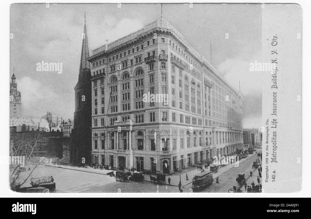 Metropolitan life insurance Black and White Stock Photos & Images - Alamy