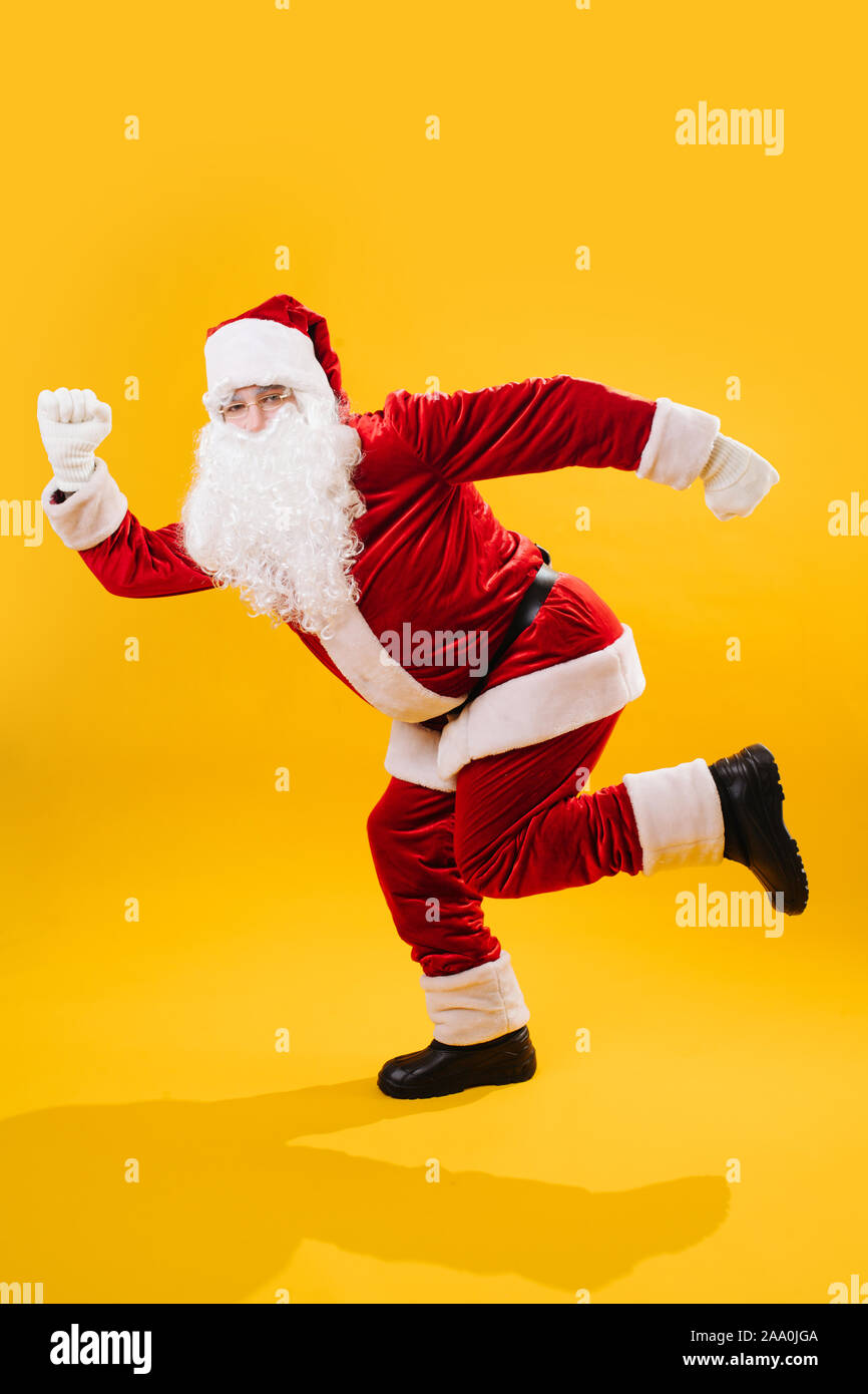 Funny positive old santa claus hi-res stock photography and images - Alamy