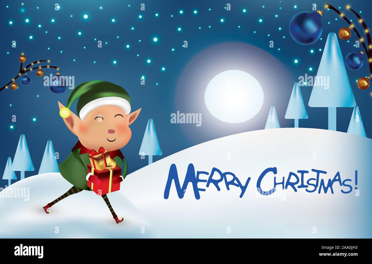 Merry Christmas Snow Scenes