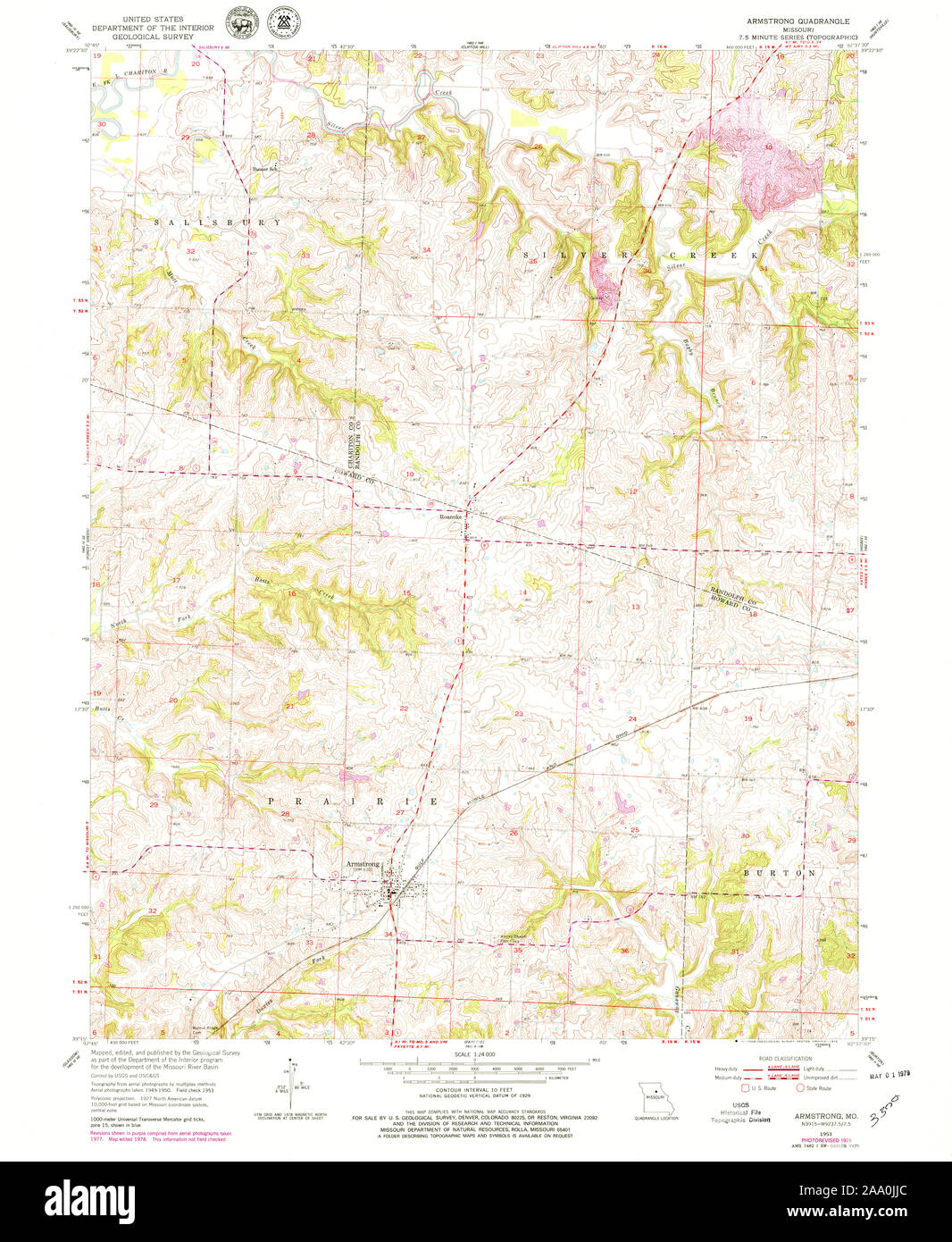 Map of armstrong Cut Out Stock Images & Pictures - Alamy