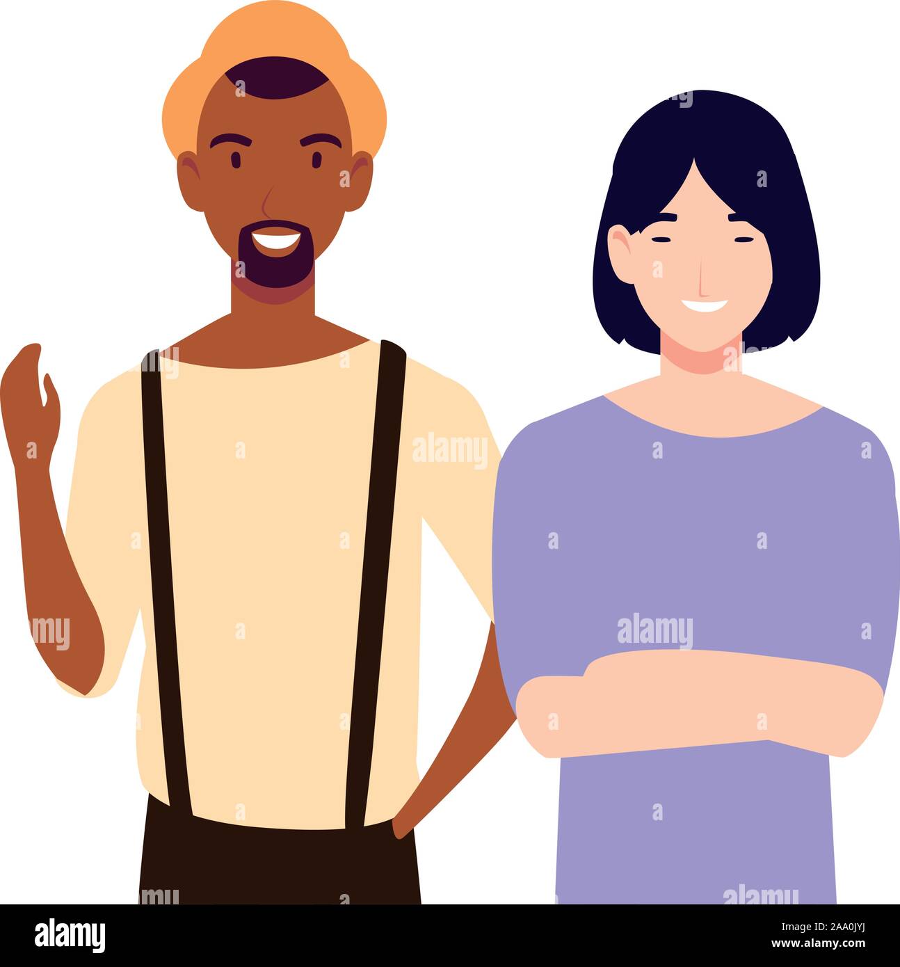 men with different poses on white background vector illustration design ...