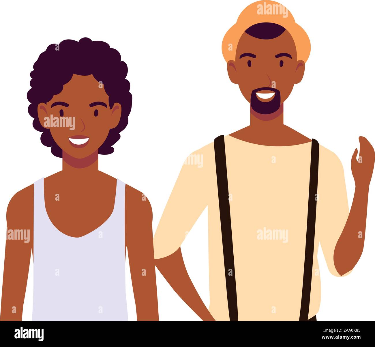 men with different poses on white background vector illustration design ...