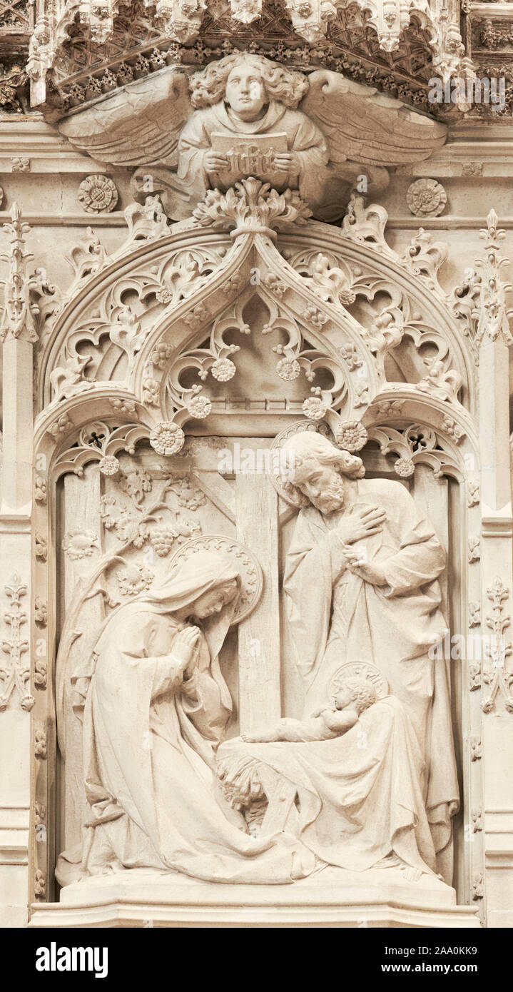 Jesus christ with father and mother hi-res stock photography and images ...