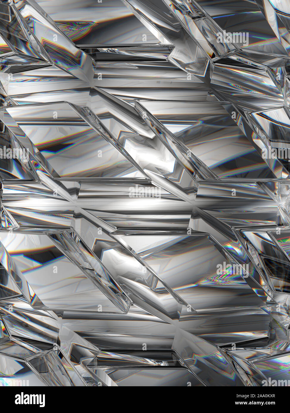 Gemstone or diamond texture closeup and kaleidoscope. 3d render, 3d ...