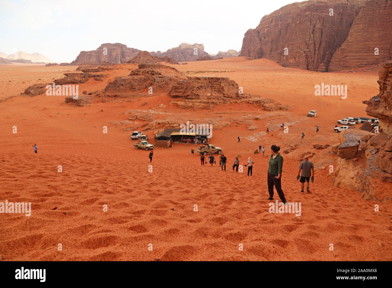Al Ramal Sand Dune, Wadi Rum Protected Area, Aqaba Governorate, Jordan ...