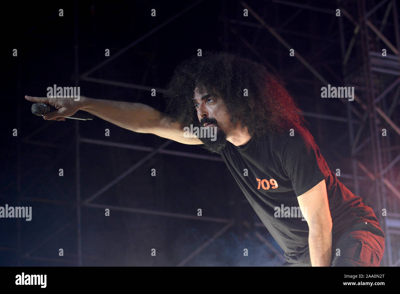 Caparezza on stage hi-res stock photography and images - Alamy