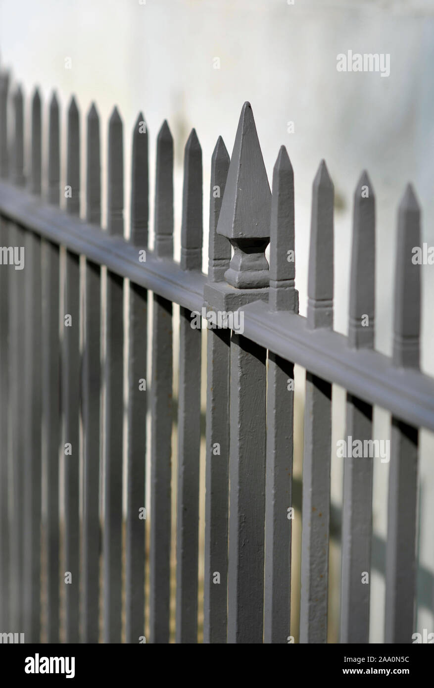 Wrought iron fencing hi-res stock photography and images - Alamy