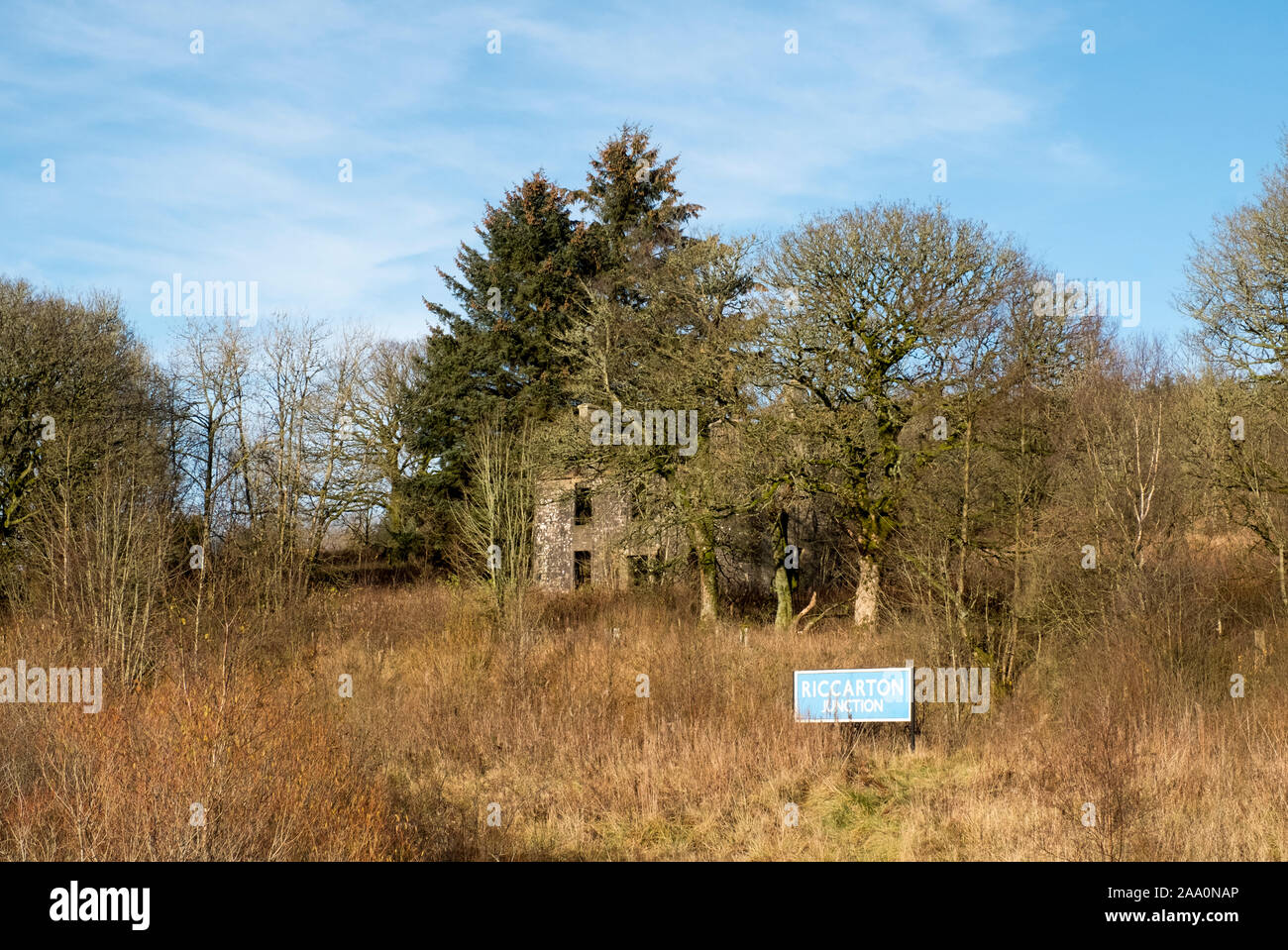 Riccarton Junction, former railway station and village on the Waverley ...
