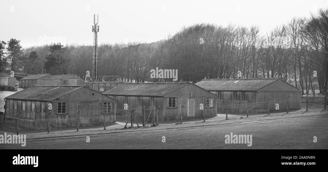 vintage second world war military huts at weybourne norfolk england ...