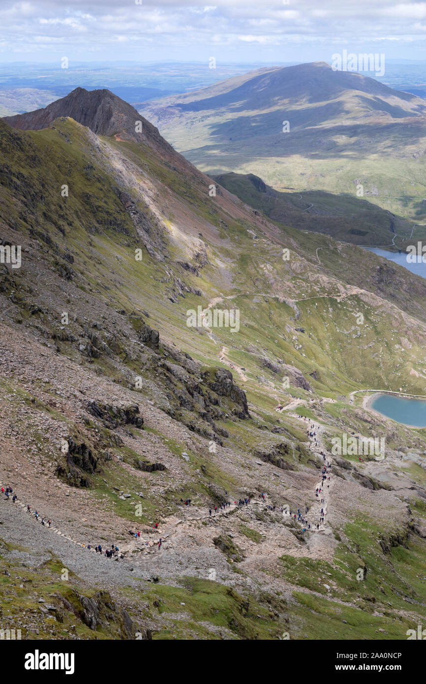 Miners' Track, Snowdon, Mountain, Wales Stock Photo - Alamy