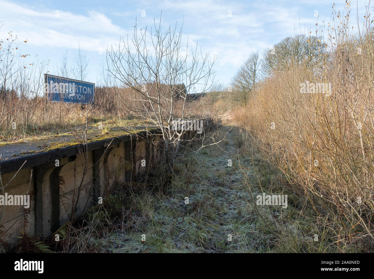 Riccarton Junction, former railway station and village on the Waverley ...