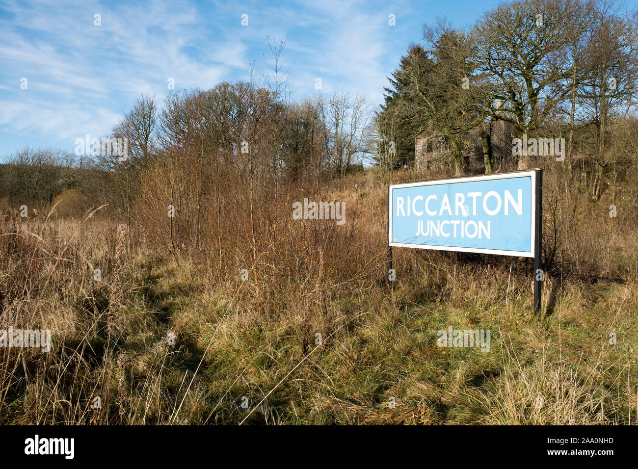 Riccarton Junction, former railway station and village on the Waverley ...