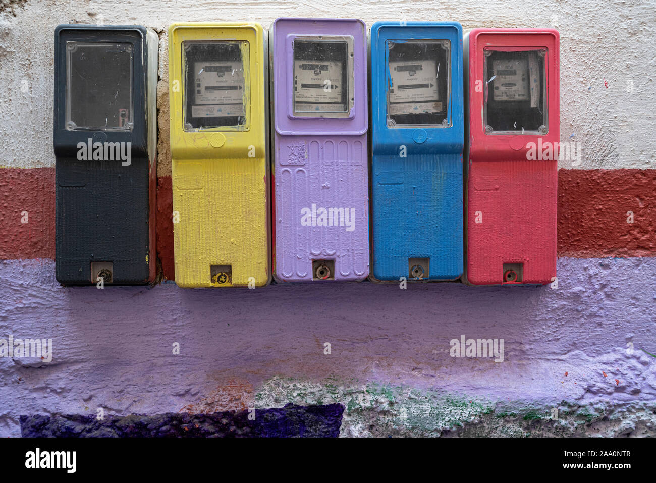 Old electric meter hi-res stock photography and images - Alamy