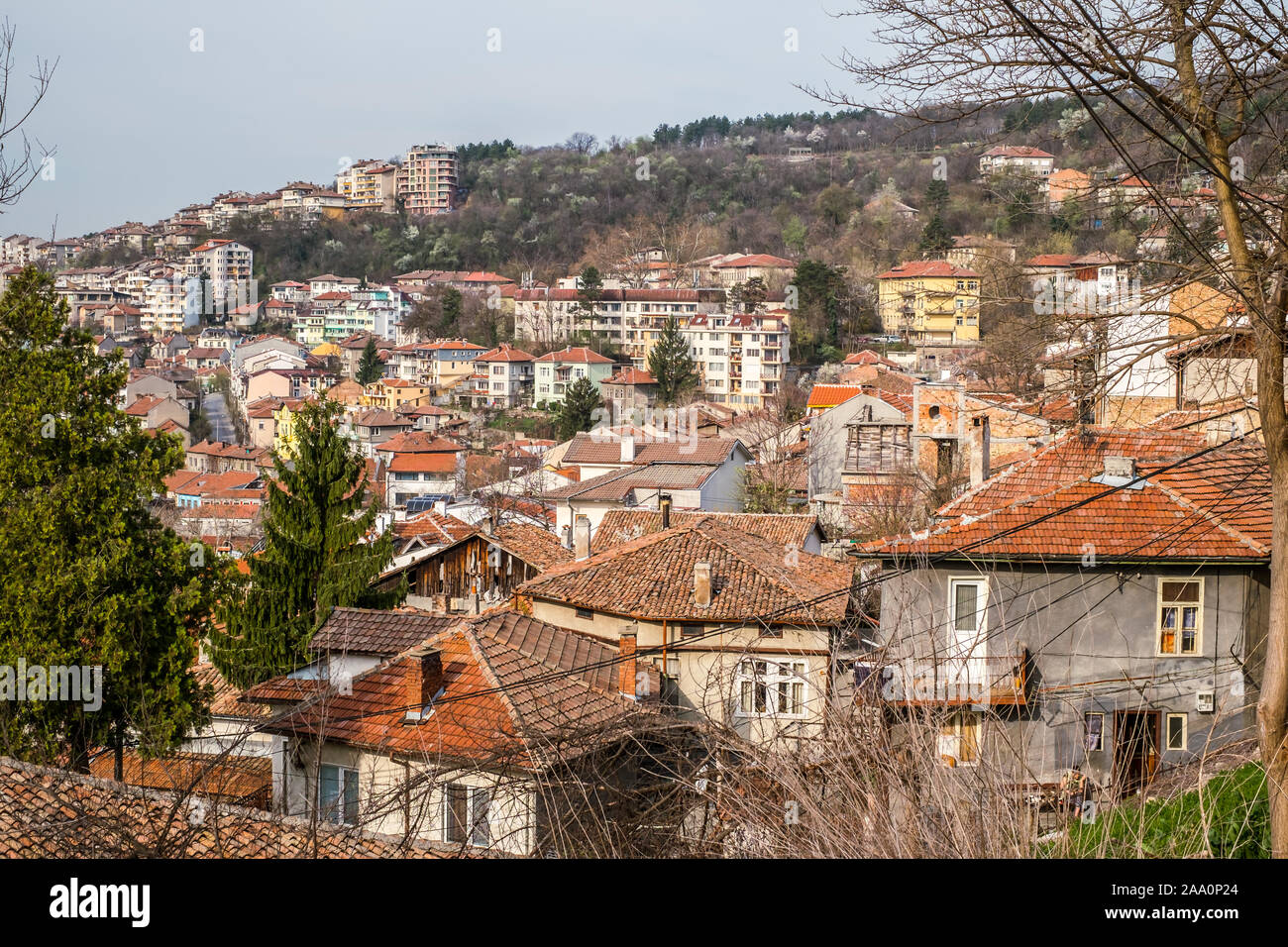 Veliko Tarnovo city, Bulgaria - March 24, 2017. Traditional Bulgarian ...