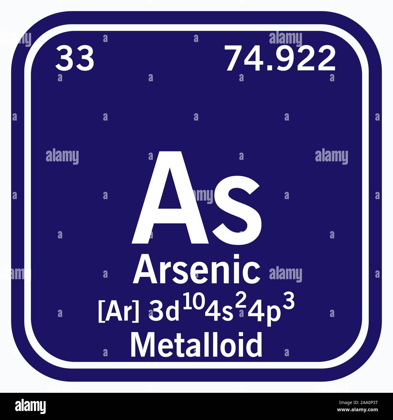 Arsenic symbol Cut Out Stock Images & Pictures - Alamy