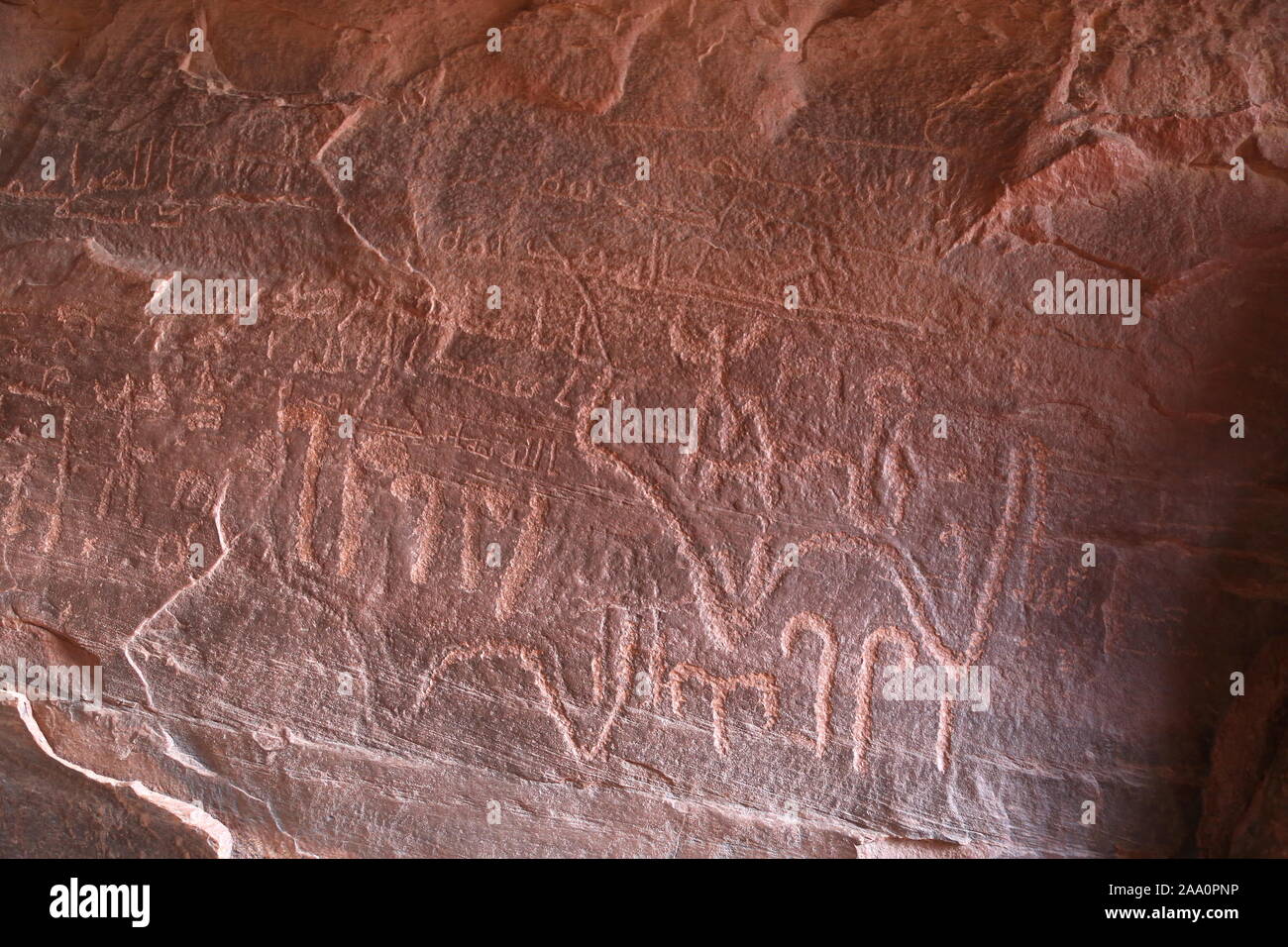 Thamudic petroglyphs hi-res stock photography and images - Alamy