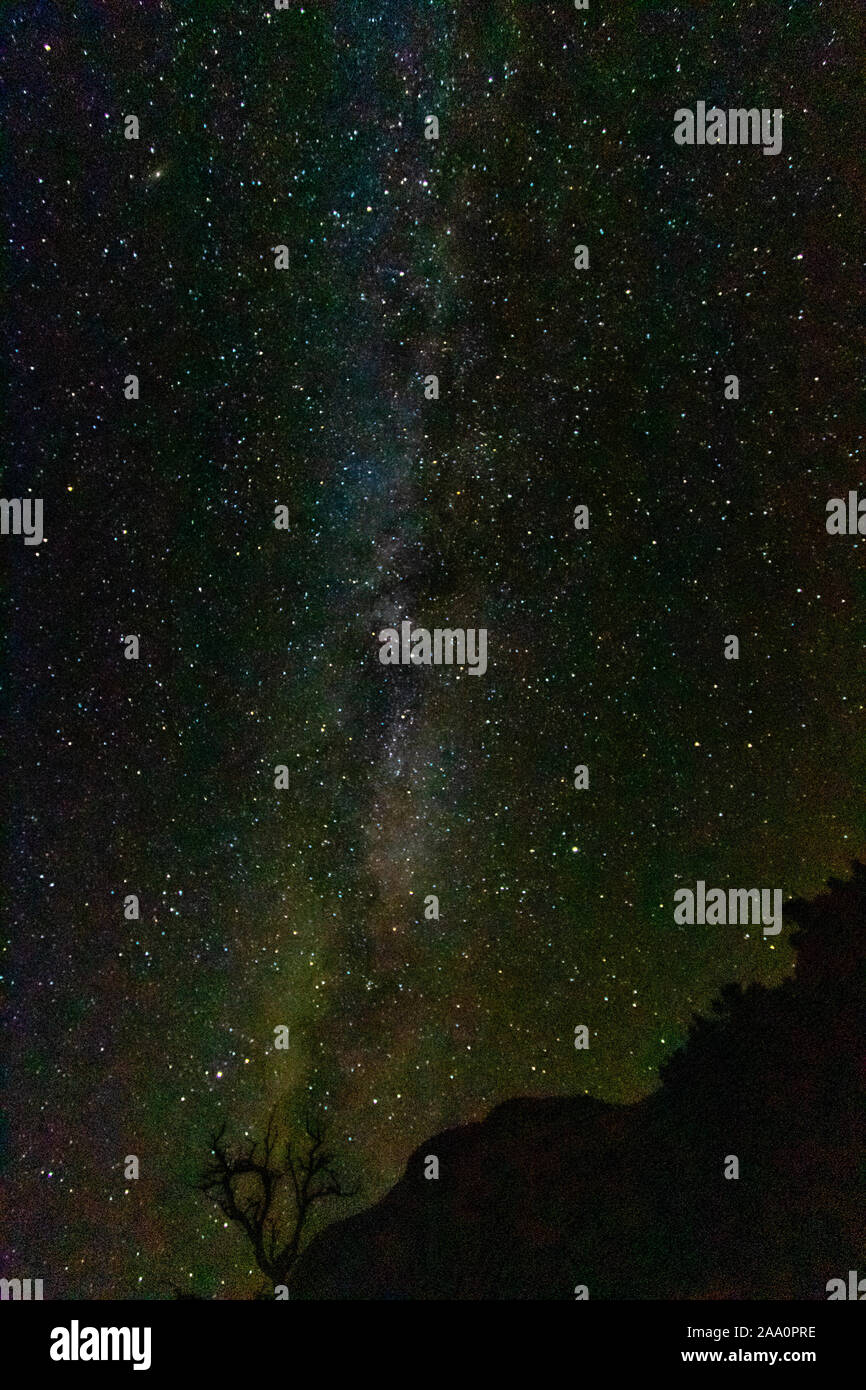 Northern Hemisphere Night Sky, as Seen During Summer In Utah, United ...