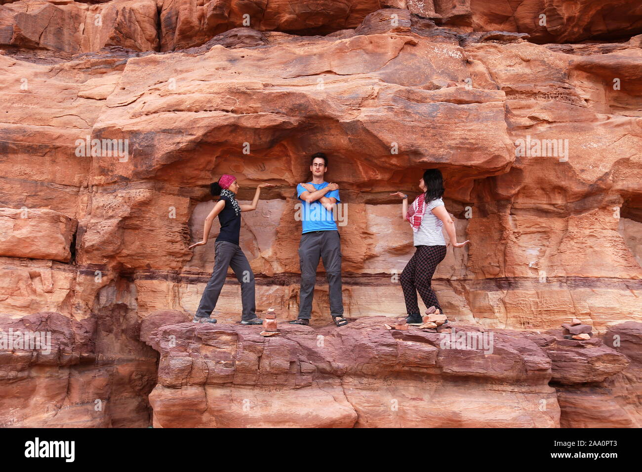 Jabal Khazali, Wadi Rum Protected Area, Aqaba Governorate, Jordan ...