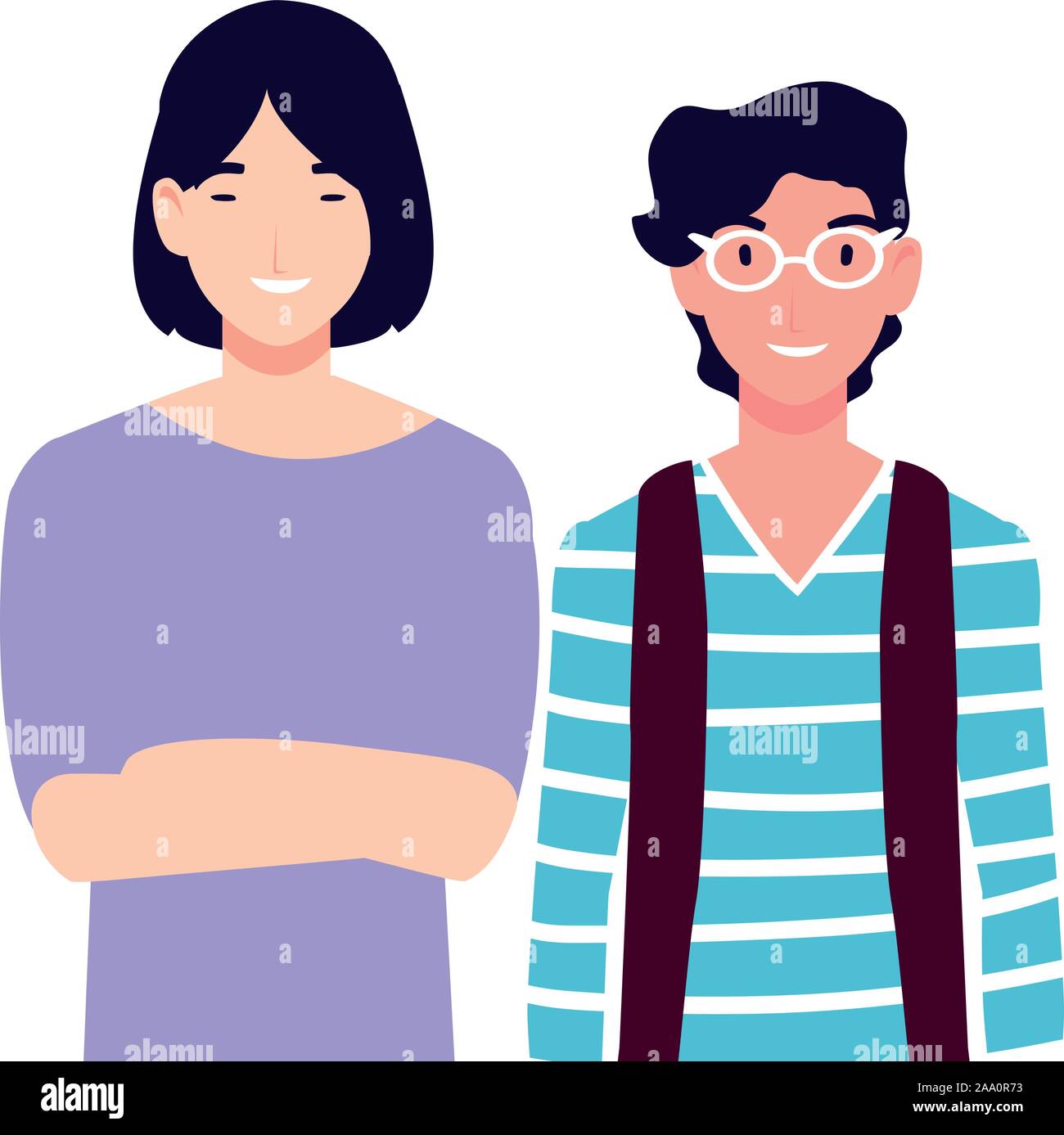 men with different poses on white background vector illustration design ...