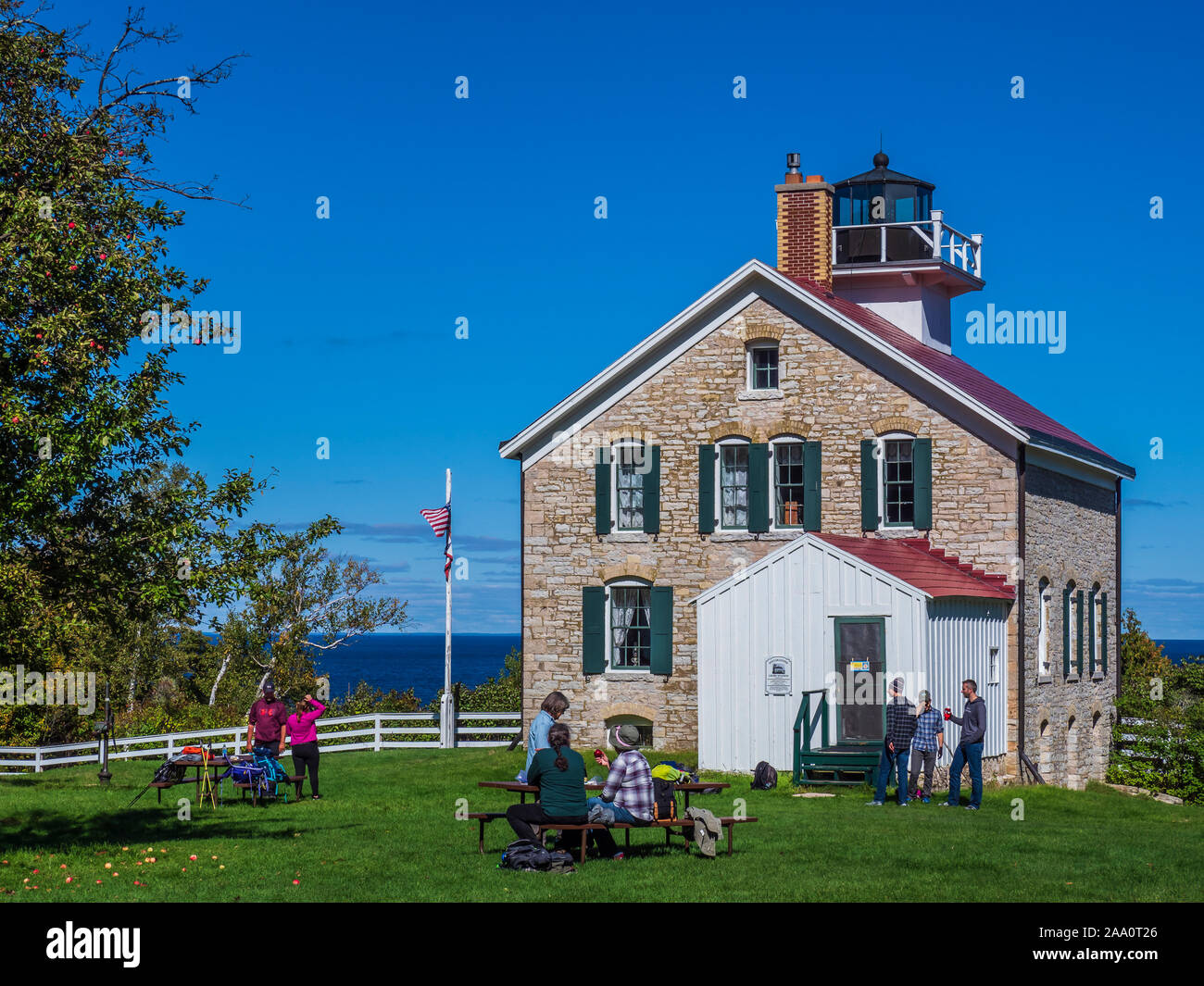 Pottawatomie Lighthouse, Rock Island State Park, Door County, Wisconsin ...