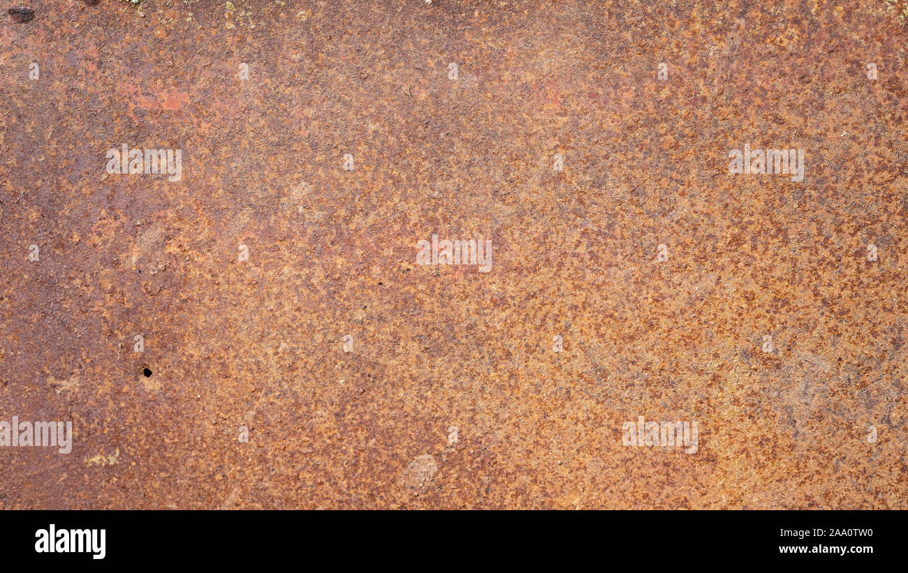 Orange Old Rusty Metal Texture, Background. Grunge Rusted Metal Texture ...