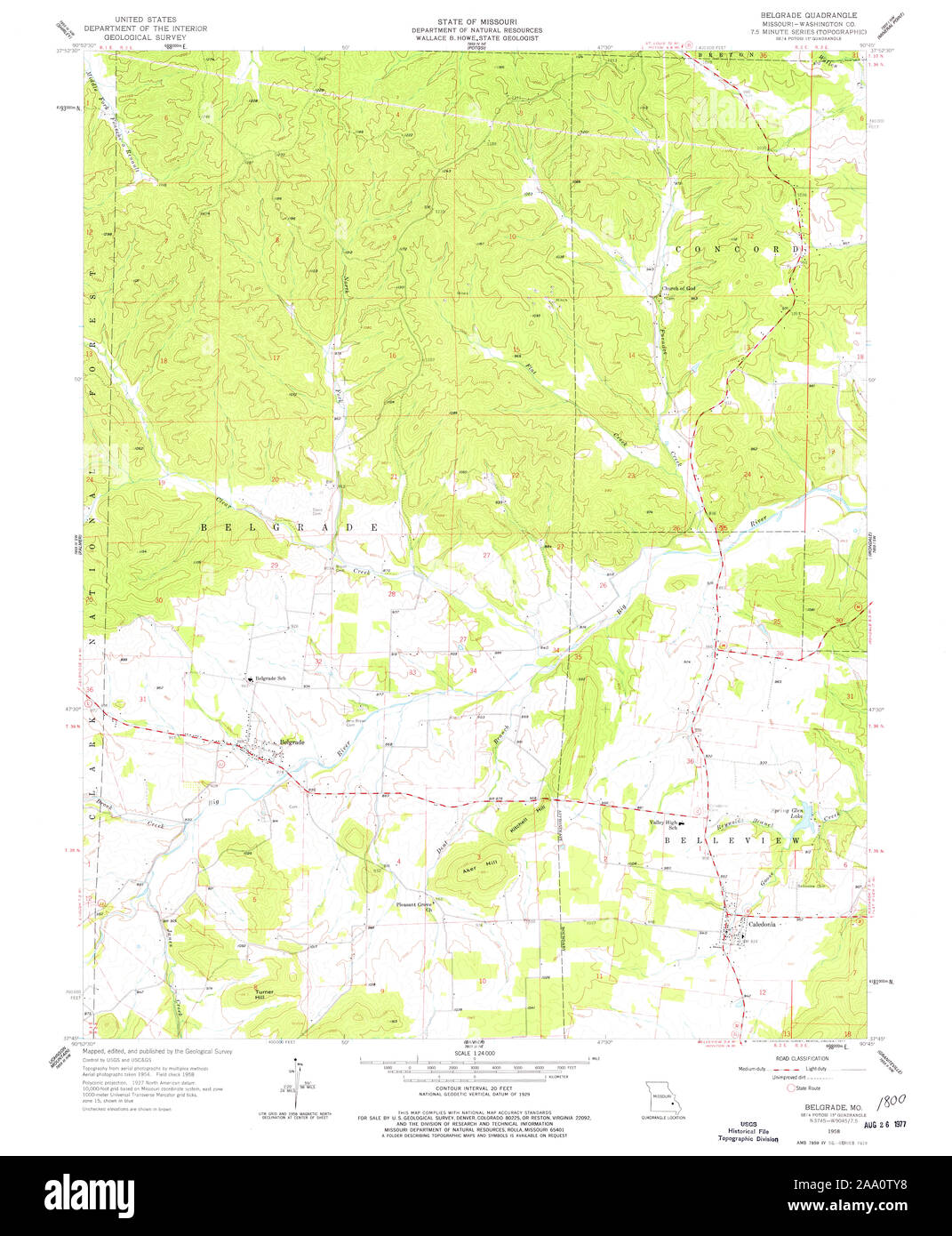 Belgrade maps Cut Out Stock Images & Pictures - Alamy