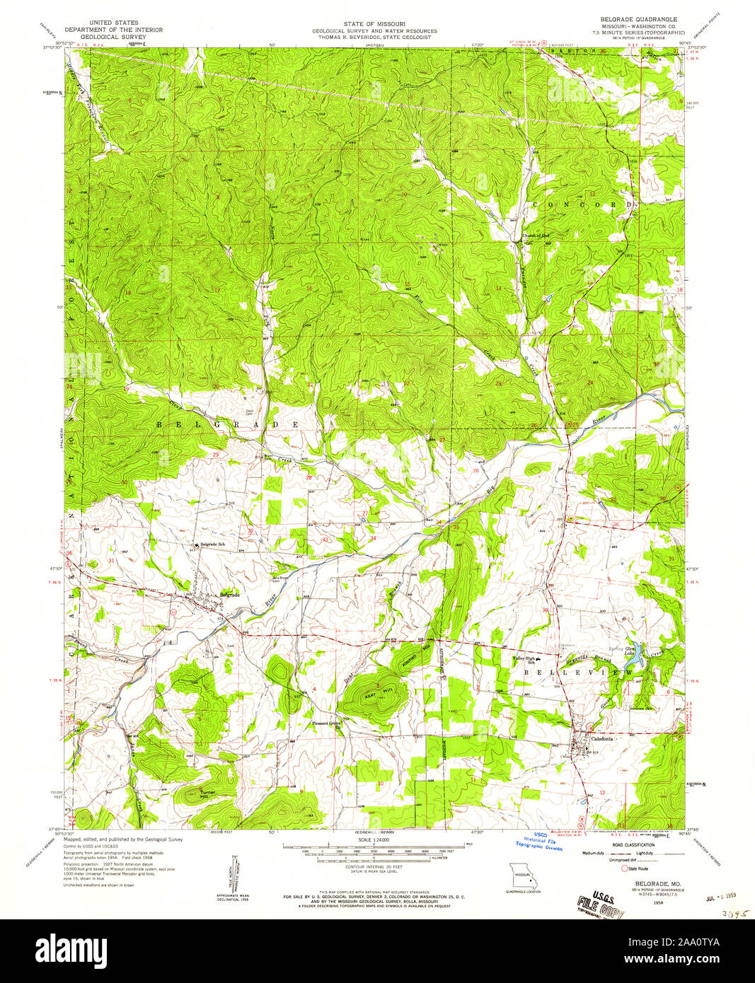 Belgrade maps Cut Out Stock Images & Pictures - Alamy