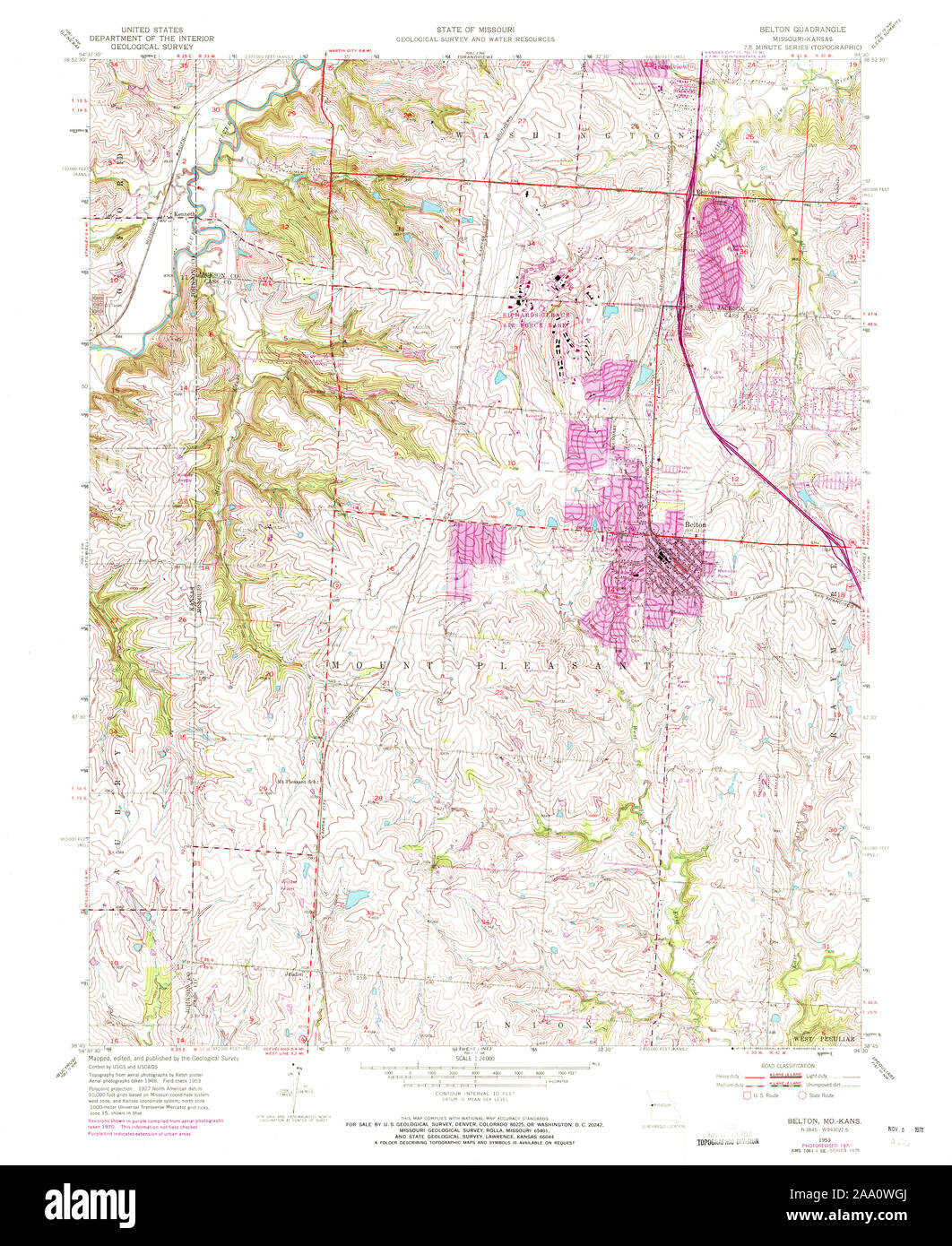Belton map hi-res stock photography and images - Alamy