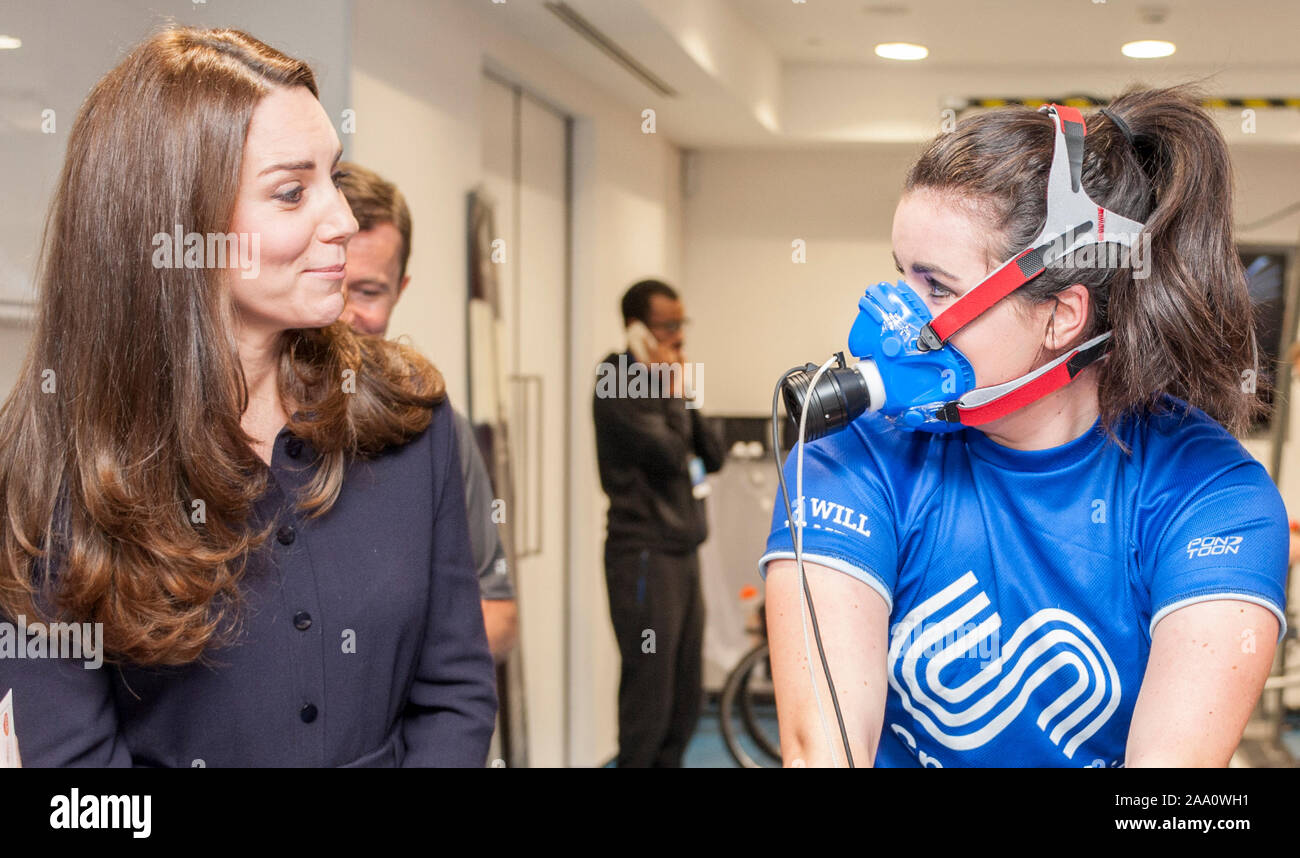 The Duchess of Cambridge as Patron of SportsAid meeting with potential ...