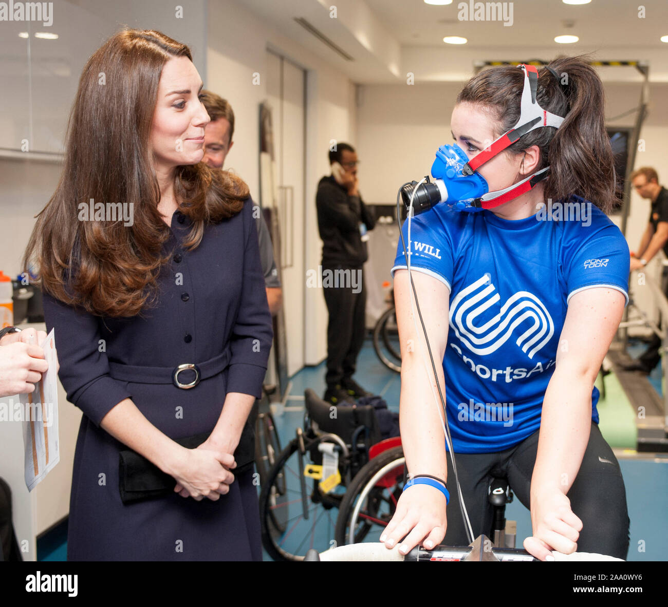 The Duchess of Cambridge as Patron of SportsAid meeting with potential ...